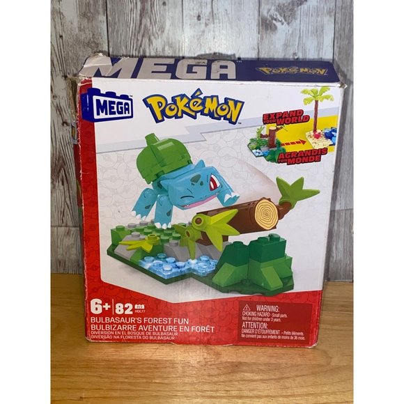 Mega | Toys | Mega Pokmon Building Toy Kit Set 82 Piece Bulbasuar ...